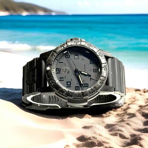 Luminox Leatherback Sea Turtle Giant XS.0321.BO.L Black 44mm Men's Watch | WatchCharts Marketplace