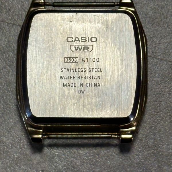 Casio Vintage Premium Full Metal Retro Stainless Steel Gold Watch A1100G-5 | WatchCharts Marketplace
