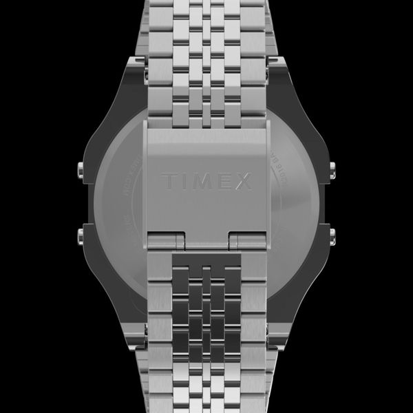 Timex Silver Mens Digital Watch Peanuts Timex 80 TW2Y20000 ...