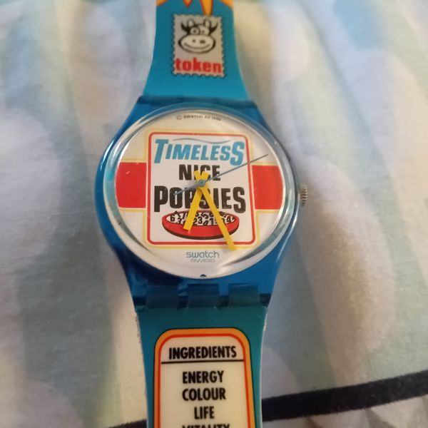 SWATCH WATCH.Funky breakfast Cereal design. Great Fun. | WatchCharts ...