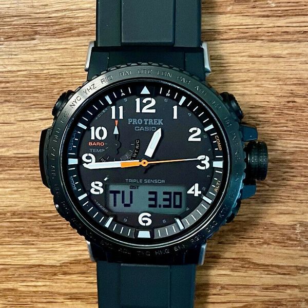 Casio PRO TREK PRW50Y-1ACR Climber Line Triple Sensor Multiband 6 Near ...