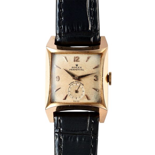 FS: Rolex Perpetual Tank Asymmetric | Super Precision | 1953 | 18k Gold ...