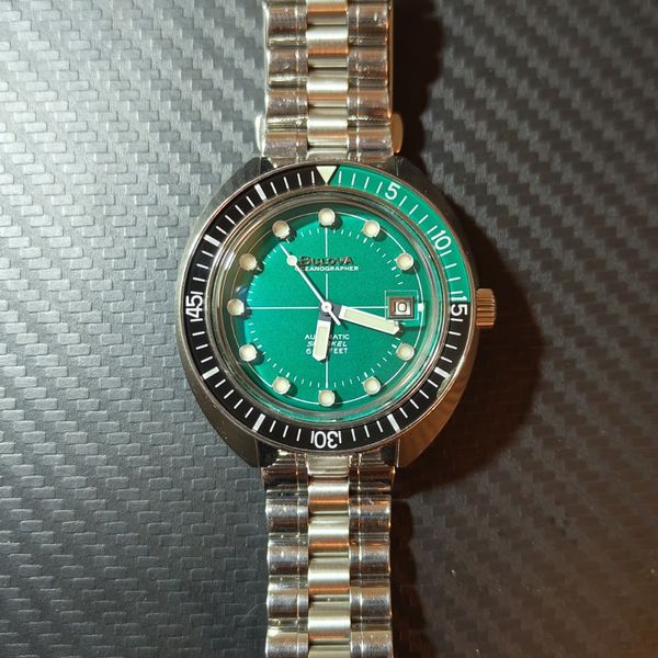 Bulova Oceanographer Green Dial Devil Diver | WatchCharts Marketplace