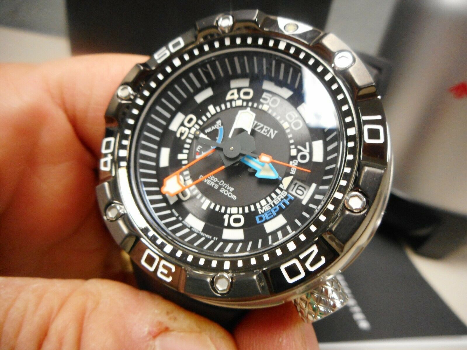 Citizen Eco-Drive Promaster Aqualand BN2029-01E Depth Meter 53mm Diver ...