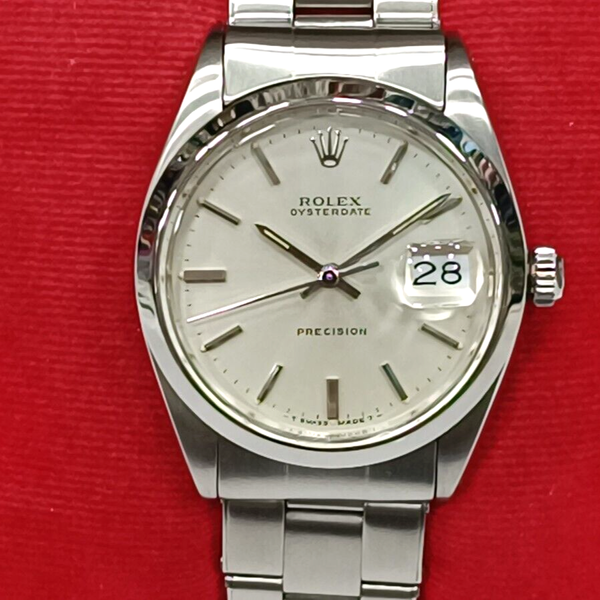 Vintage Rolex OysterDate Precision Ref. 6694 Cal 1225 Manual Winding ...