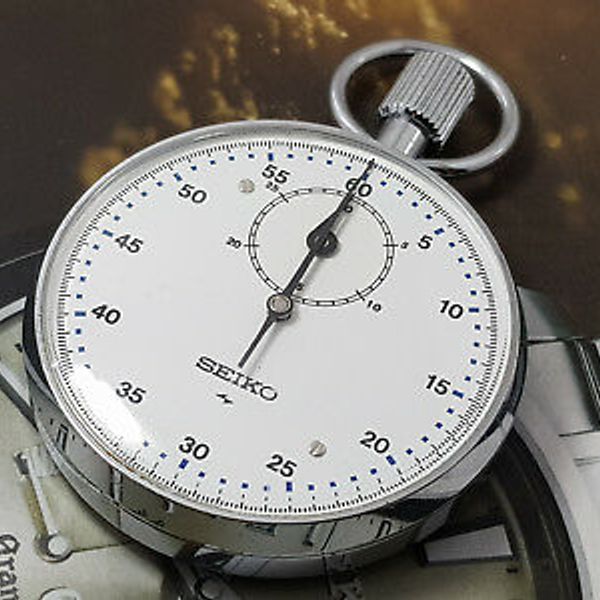 Rare SEIKO Mechanical Stop watch Large Vintage Seiko Chronograph ACRP ...