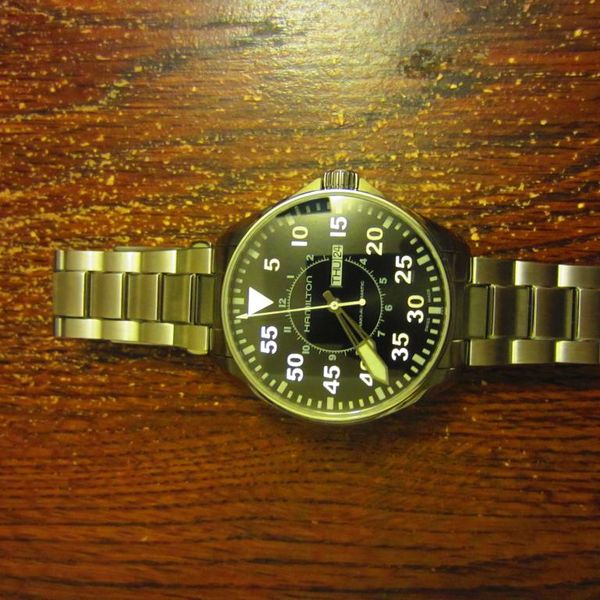 Hamilton Khaki Pilot 46MM on Bracelet | WatchCharts Marketplace