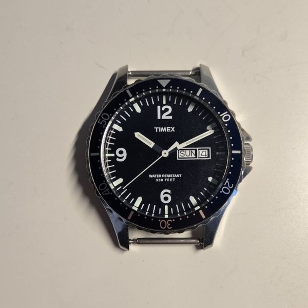 Timex X J. Crew Andros Quartz Analog Dive Style Watch 38mm - Blue ...