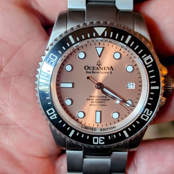 [WTS] Oceaneva Deep Marine Explorer II Titanium LE Copper Dial - $485 ...