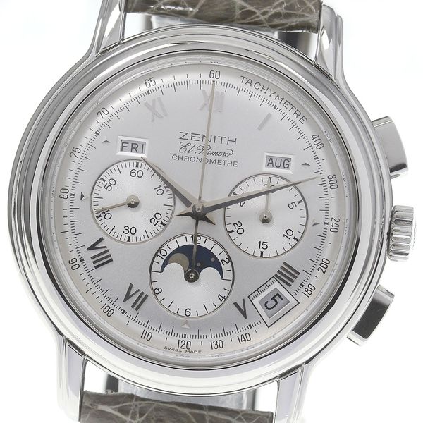 Good product ★ With box and warranty card [ZENITH] Zenith Chronomaster ...