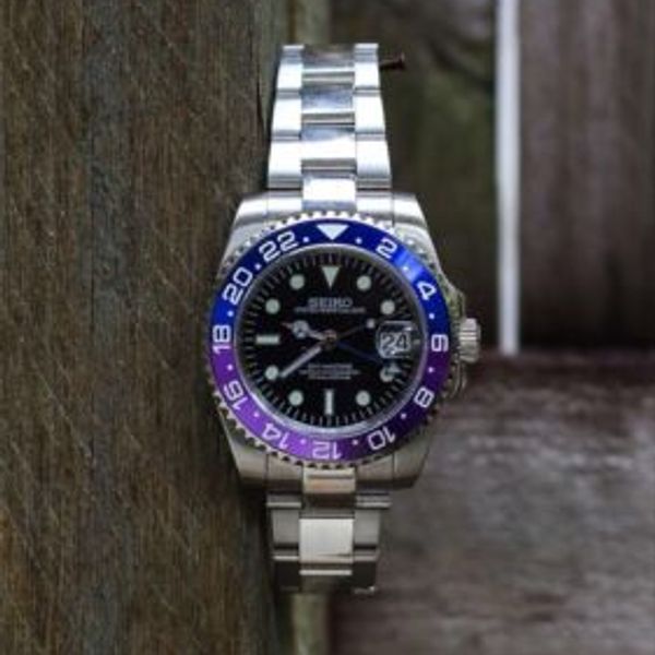 Seiko Modded GMT AUTOMATIC Watch (brand new) | WatchCharts Marketplace