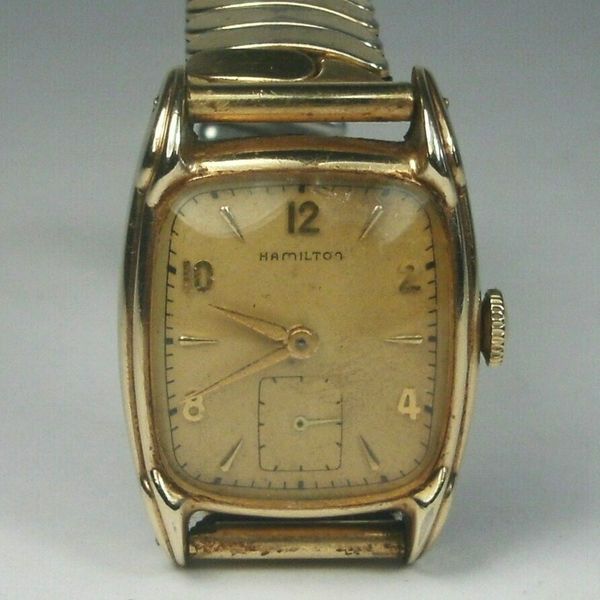 Vintage Hamilton Darrell 10K Gold Filled 17 Jewel Cal 747 Lug Men's ...