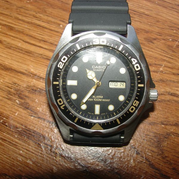 CASIO QUARTZ 343 MMA-200 W SPORTS DIVER'S WATCH WITH ALARM | WatchCharts