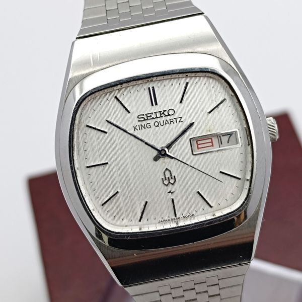 Men's Seiko King Quartz Watch 5856-5010 November 1977 Vintage Japan ...
