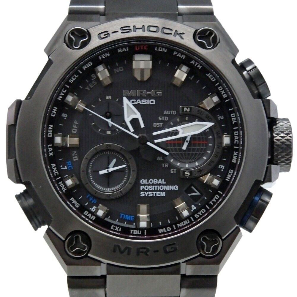 Casio MR-G MRG-G1000B-1AJR Black Solar GPS hybrid Titanium Men's G-Shock | WatchCharts Marketplace