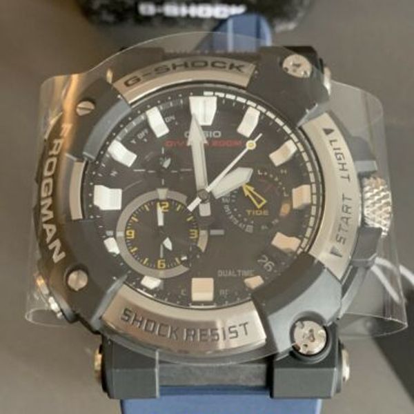 Casio G-Shock FROGMAN Blue ISO 200m Diver GWFA1000-1A2 Solar Atomic ...