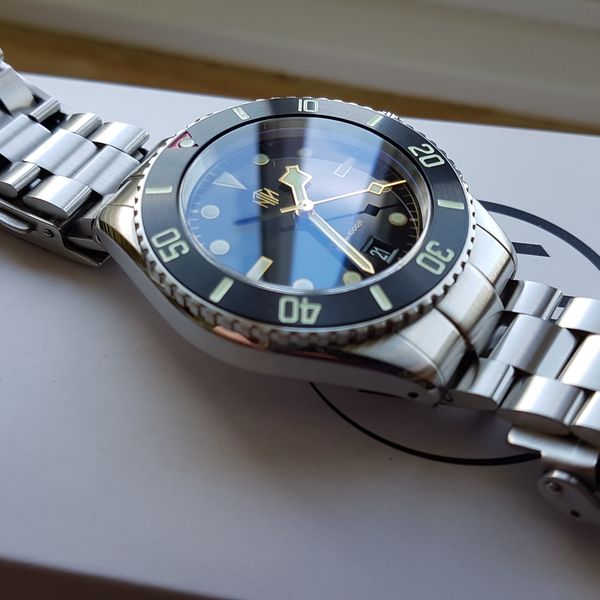 NTH Barracuda Vintage Black Divers Watch - Date Version | WatchCharts ...