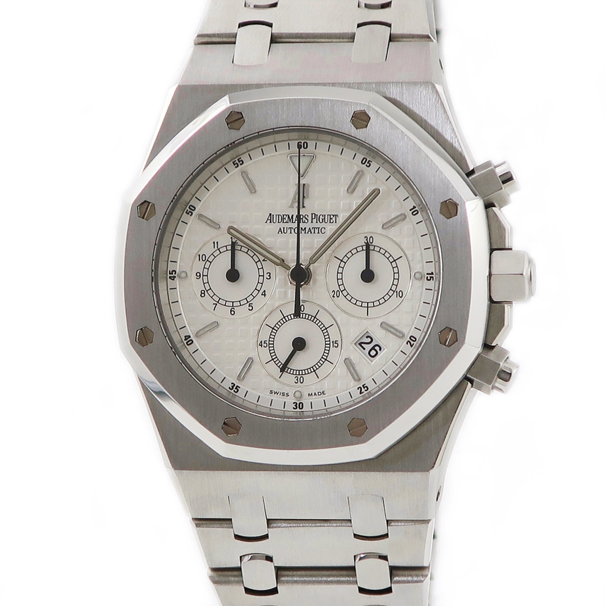 AUDEMARS PIGUET Royal Oak Chrono 25860ST.OO.1110ST.05 White Men's Watch ...
