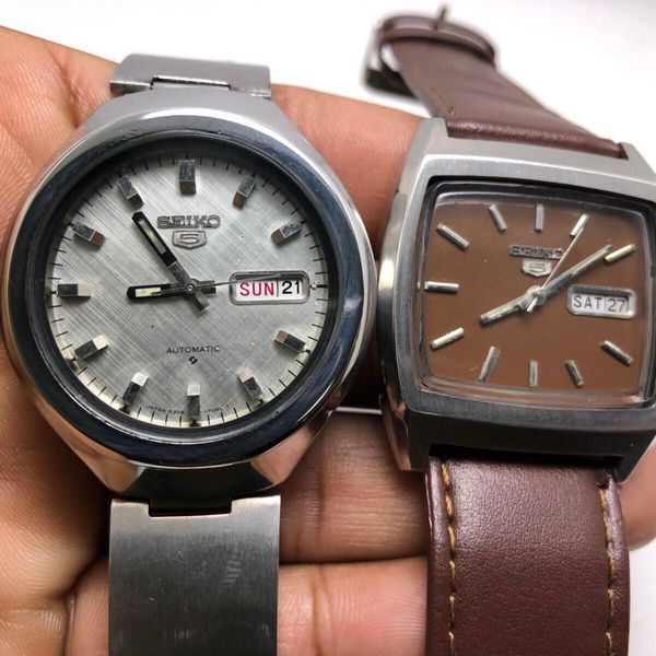 Lot of 2 Vintage Seiko 6319 & 6309 Automatic Men's Wristwatch ...