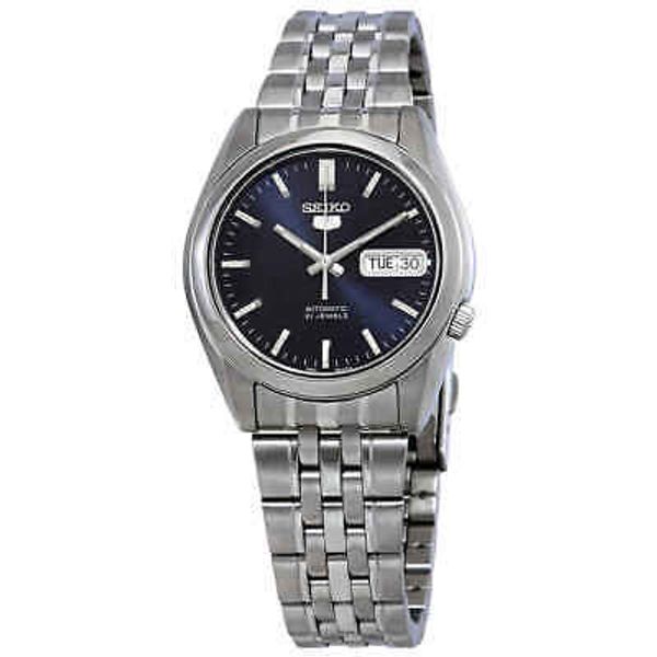 Seiko 5 Automatic Blue Dial Men's Watch SNK357 | WatchCharts Marketplace
