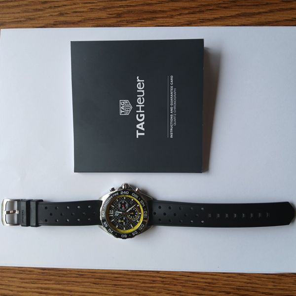 TAG HEUER 43mm Formula 1 Chronograph Quartz CAZ101AC Watch ...