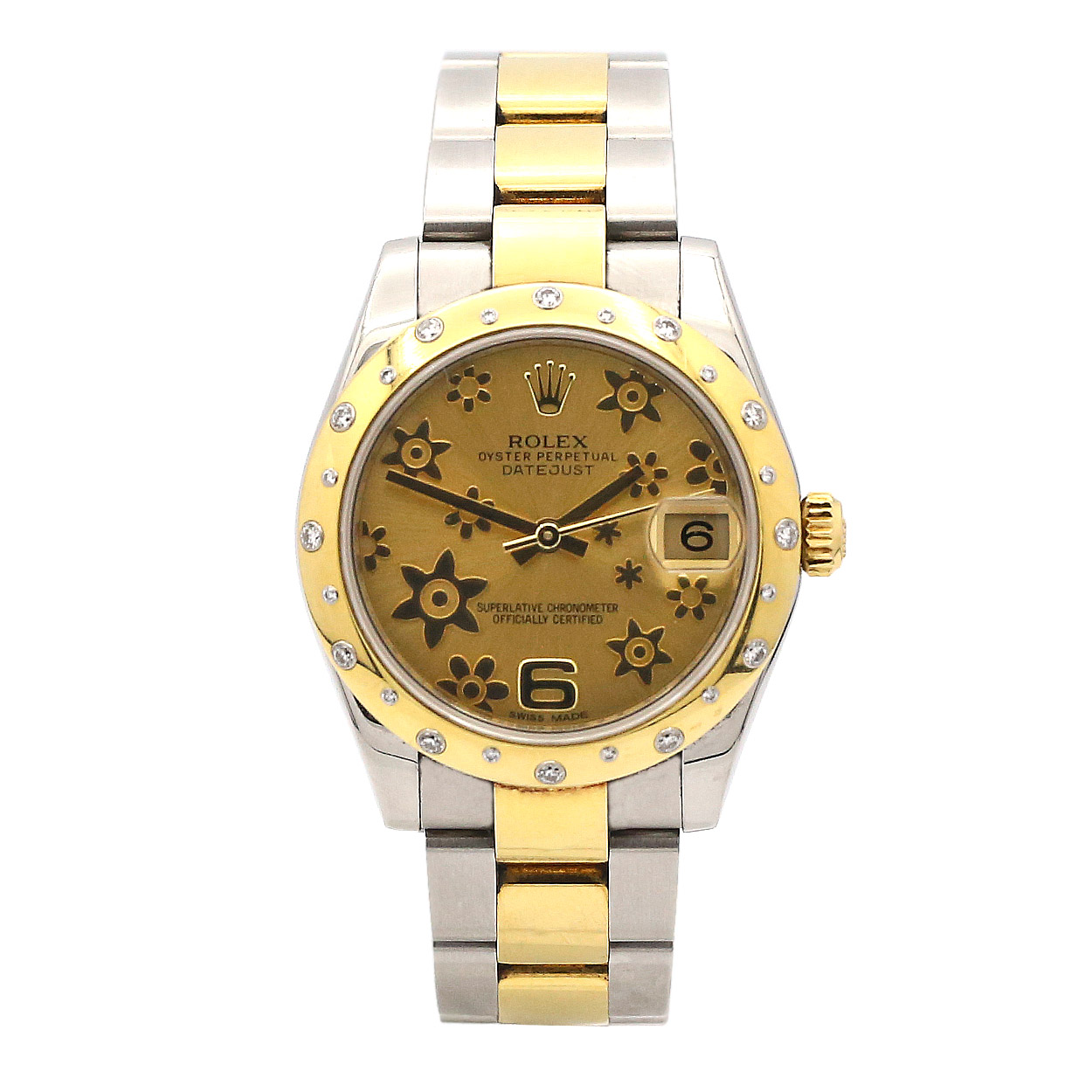 Rolex Datejust 31 Rolesor Yellow Domed (178343) Market Price | WatchCharts