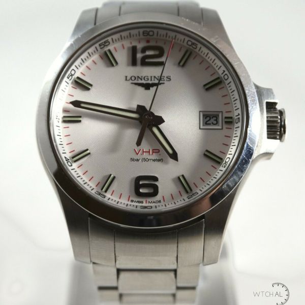 Men's Longines Conquest VHP Perpetual SILVER Dial (GREAT CONDITION ...