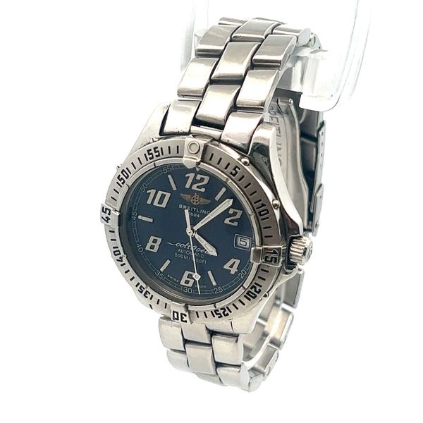 Breitling Colt Ocean A17050 Blue Dial Date Stainless Steel 38MM Men's ...