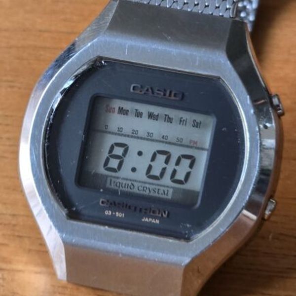 Casio Casiotron 03 501 Rare Vintage Digital Watch 1976 Powers On Boxed ...