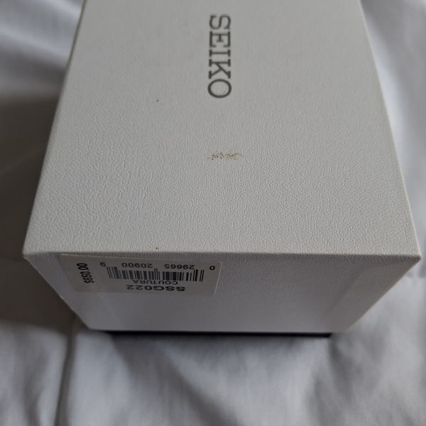 Pre-owned Seiko Men's Coutura Radio Sync Solar Chronograph Two-Tone ...