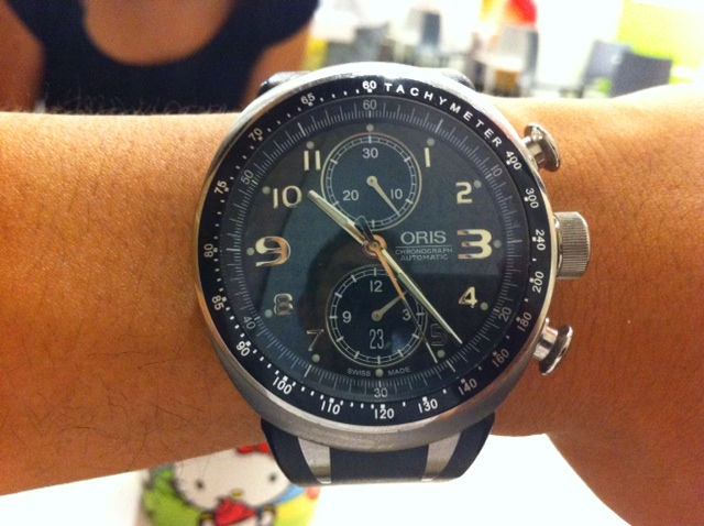 FS: Oris limited edition TT3 titanium Williams F1 chronograph | WatchCharts