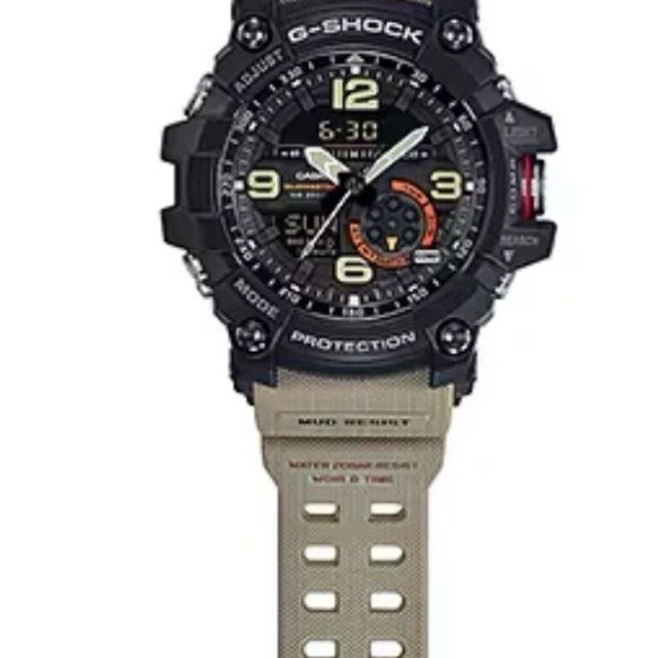 Casio G-Shock Millitary Tan Resin Strap Men's GG1000-1A5 Digital ...