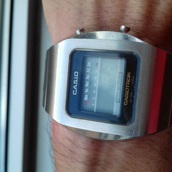 Vintage Casio Casiotron 03-503 oversize watch ultra rare collectors uhr montre | WatchCharts ...