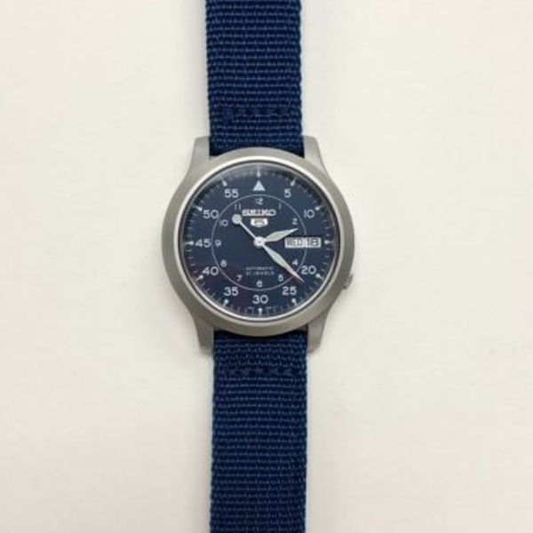 Seiko 5 SNK807 Automatic Men’s Watch (with 2 More Straps) | WatchCharts