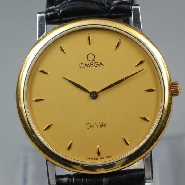 ã PRESQUE COMME NEUVEã Montre Vintage Homme Omega DeVille Cal.1478 Or ...