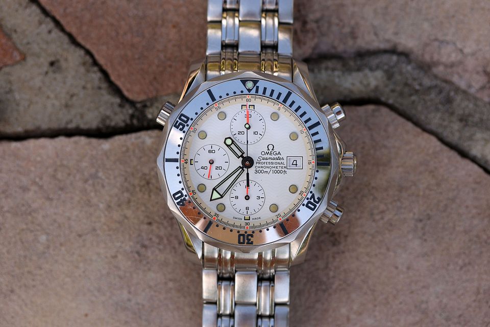 1990’s Omega Seamaster 300M Chrono ref. 2598.20 “White Dial, Vivid ...