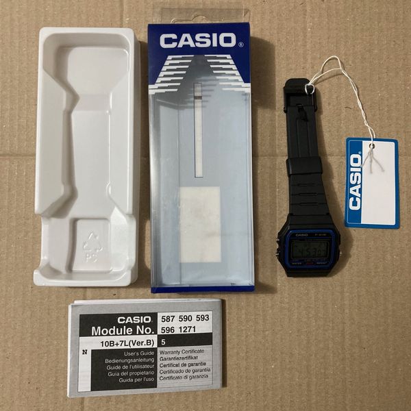 Casio F-91W Digital Watch Black | WatchCharts Marketplace