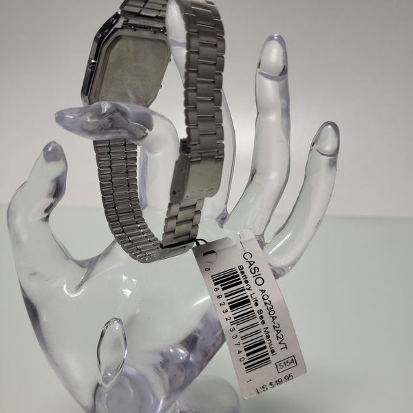 CASIO AQ-230A-2A2 Turquoise Retro Dual Time Vintage Series Digital ...