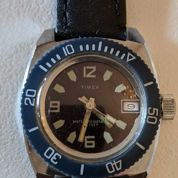 Vintage Timex mid size boys or Mens divers style watch | WatchCharts