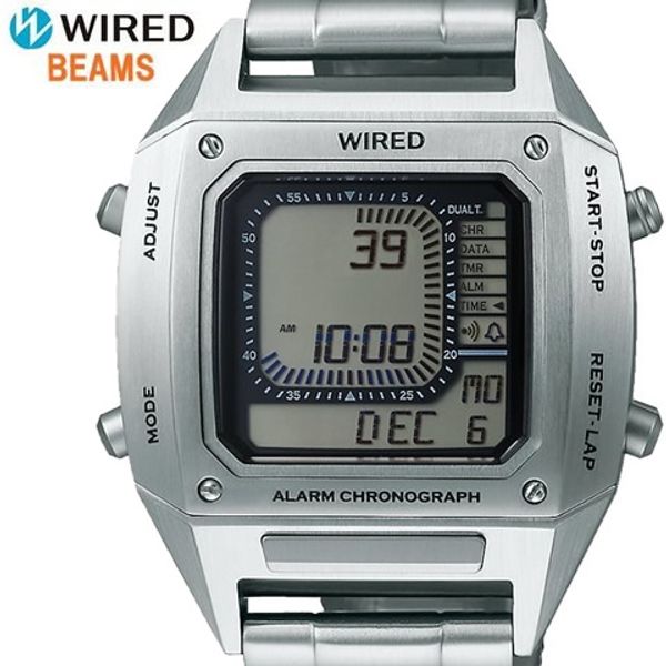 Seiko WIRED × BEAMS collaboration model watch men's digital solidity ...