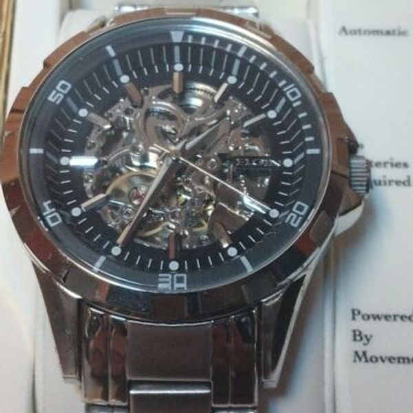 Elgin FG8030 Men's Skeleton Watch Nice!!! | WatchCharts Marketplace