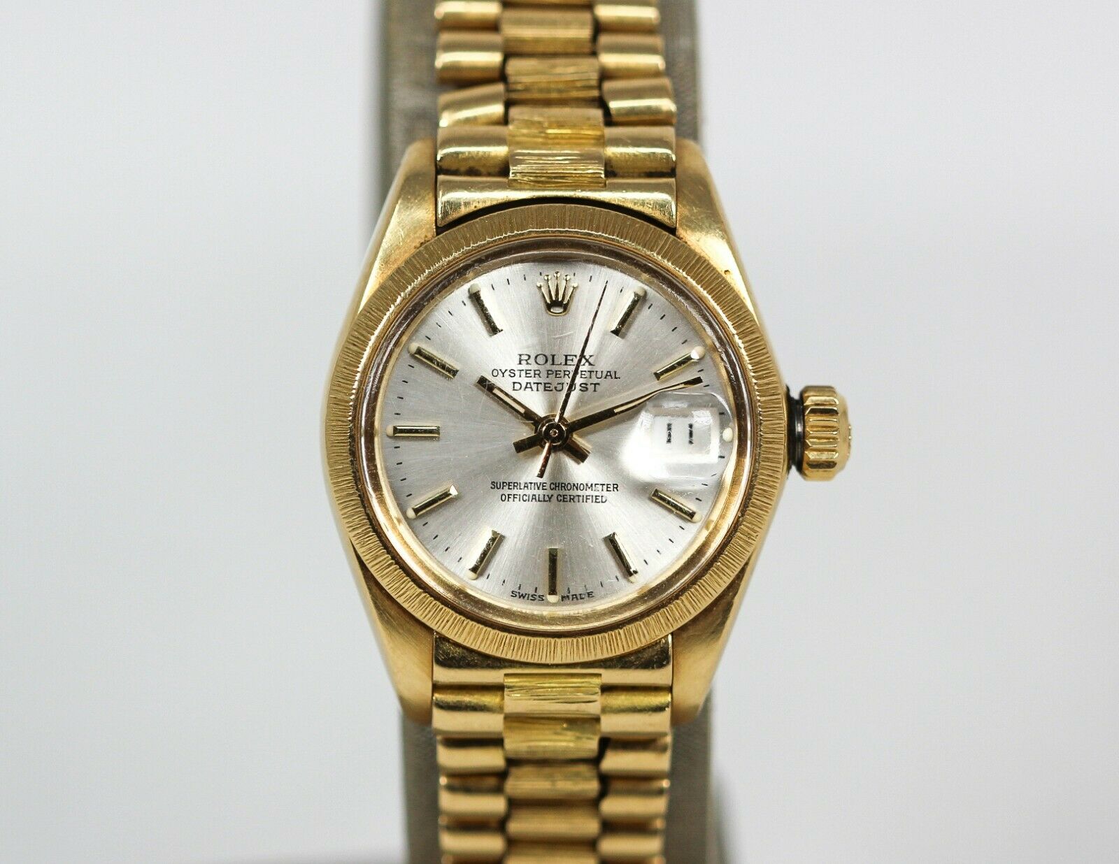 Rolex Lady Datejust President 18K Yellow Gold Ref. 6927 | WatchCharts