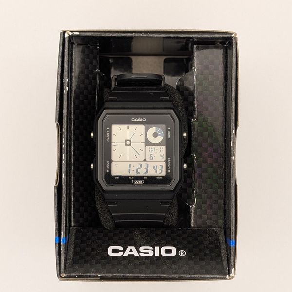 Casio LF-20W-1AEF Digital Analogue Watch. Black | WatchCharts Marketplace