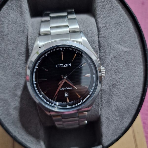 Citizen Eco-Drive Men's Stainless Steel Solar Ring Watch - AW1750-85E ...