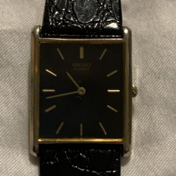 Beautiful Vintage Menâ s Seiko Tank Watch 1980â s 5Y30-5069 New Battery And Band | WatchCharts ...