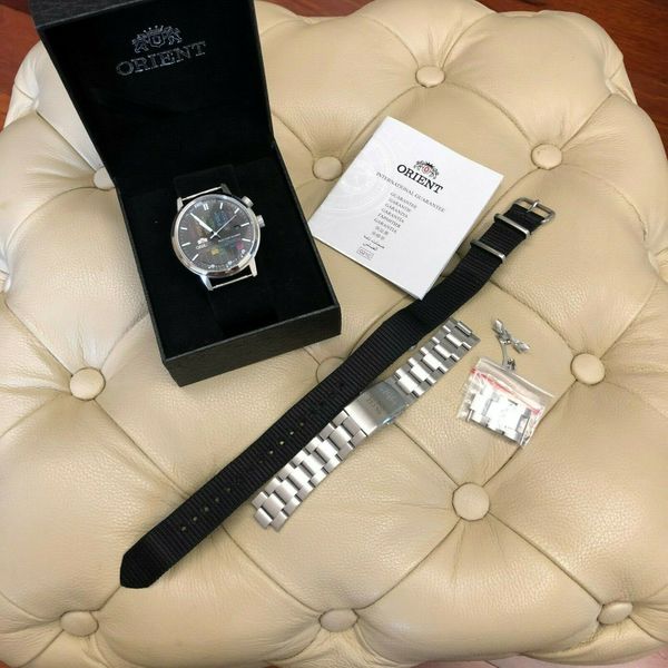 ORIENT Smart and Stylish Multi Year Calendar Watch Rainbow ER2L003B ...