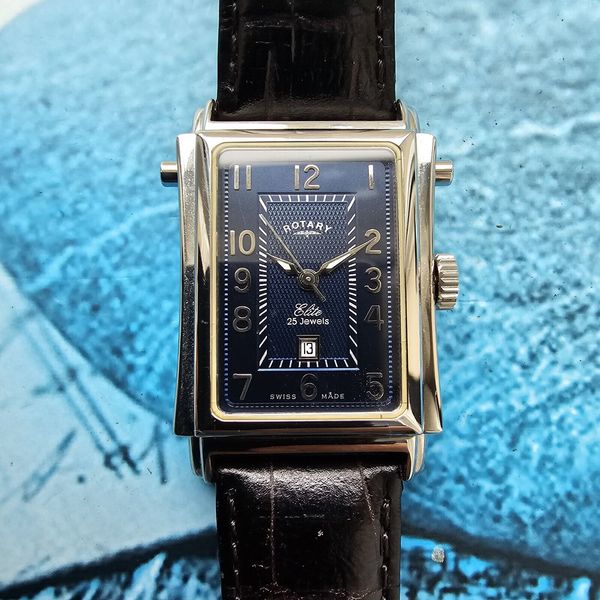 Rotary Elite Reverso Automatic Watch Box & Papers | WatchCharts Marketplace