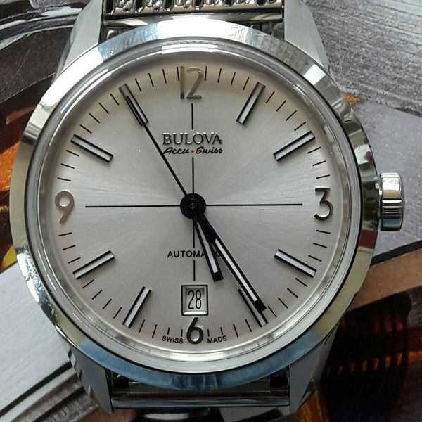 BULOVA Accu Swiss "Murren" 63B176, Automatic Sellita SW200, neuwertig ...