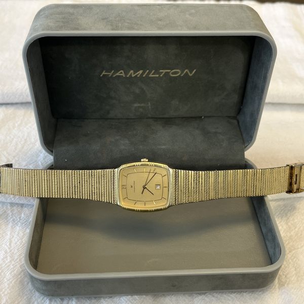 Vintage Hamilton Quartz Watch For Repair With Box | WatchCharts Marketplace