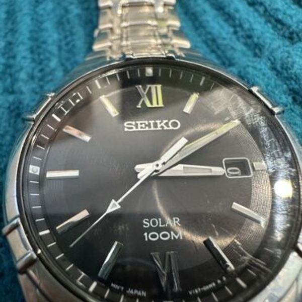 seiko watch solar mens Japan Movement | WatchCharts Marketplace